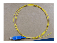 Compact Design OFC Pigtail , Optic Pigtail Connector Low Insertion Loss