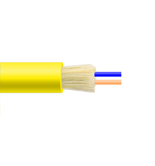 Flexible Round Jacket Duplex Fiber Optic Patch Cable for High Density ...