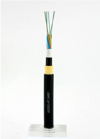 Super waterproof ADSS Fiber Optic Cable single mode double jacket PE ...