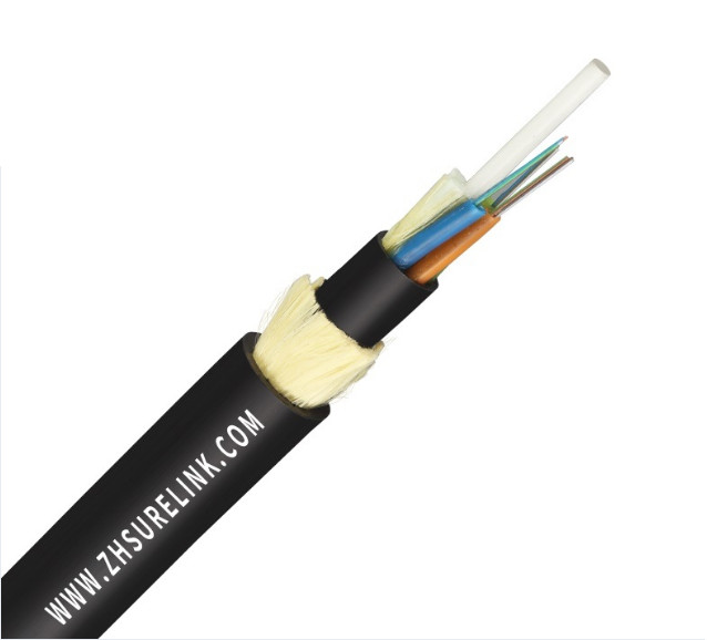 Non-Metal 12 Cores ADSS Fiber Optic Cable Aerial Self Supporting for ...