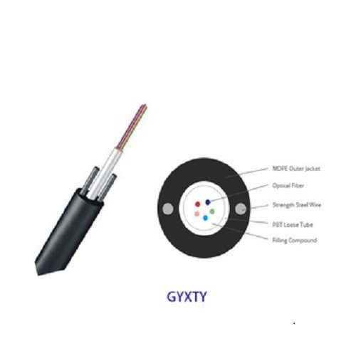 GYXTY SM Central Loose Tube Outdoor Aerial and Duct 2-24 Core Fiber ...