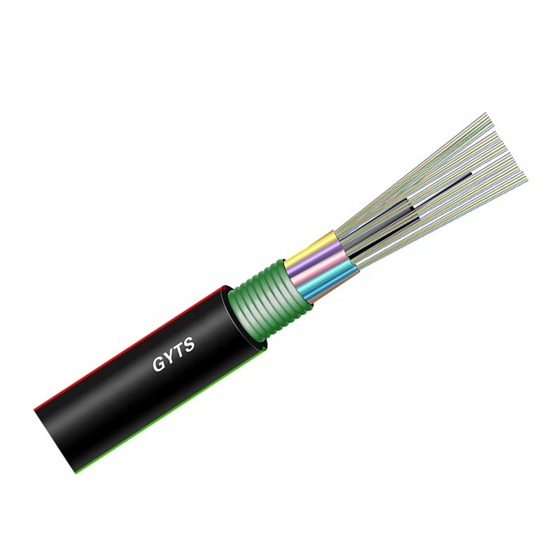 Steel Wire Strength Member 48 Core Single Mode Fiber Optic Cable for ...